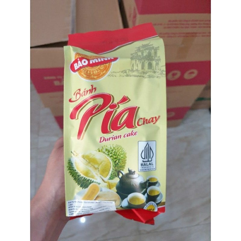 Jual Pia Durian Banh Pia Chay Pia Musang king 300gr isi 4 pcs /Pia ...