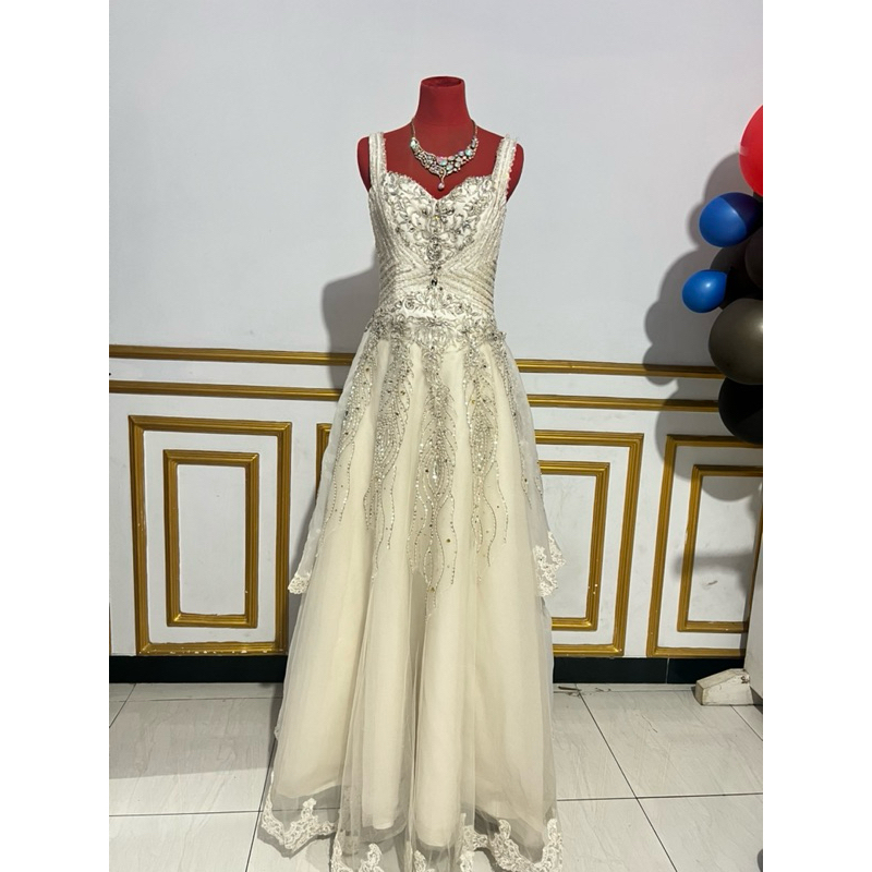 Jual Prelove Gaun Pengantin Putih Shopee Indonesia