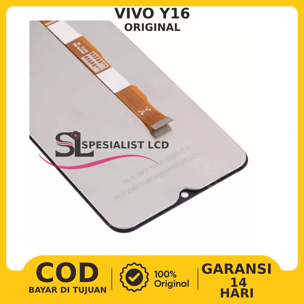 Jual LCD VIVO Y16 ORIGINAL FULLSET TOUCHSCREEN GARANSI | Shopee Indonesia