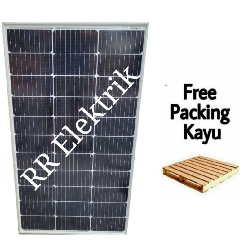 Jual Solar Panel Solar Cell Panel Surya Sseries 100wp Monocrystalline ...