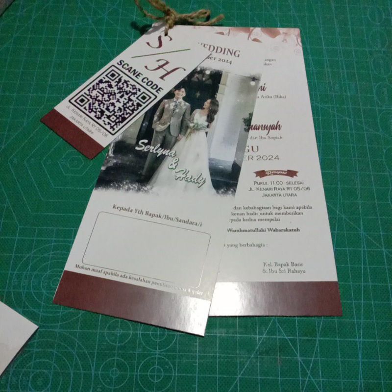 Jual undangan pernikahan Rustik, undangan unik, undangan viral | Shopee ...