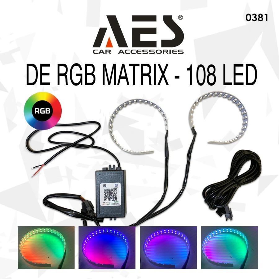 Jual DEVIL Eye RGB Matrix 360 2024 TERBARU Merk AES Demon Eye 108 LED ...