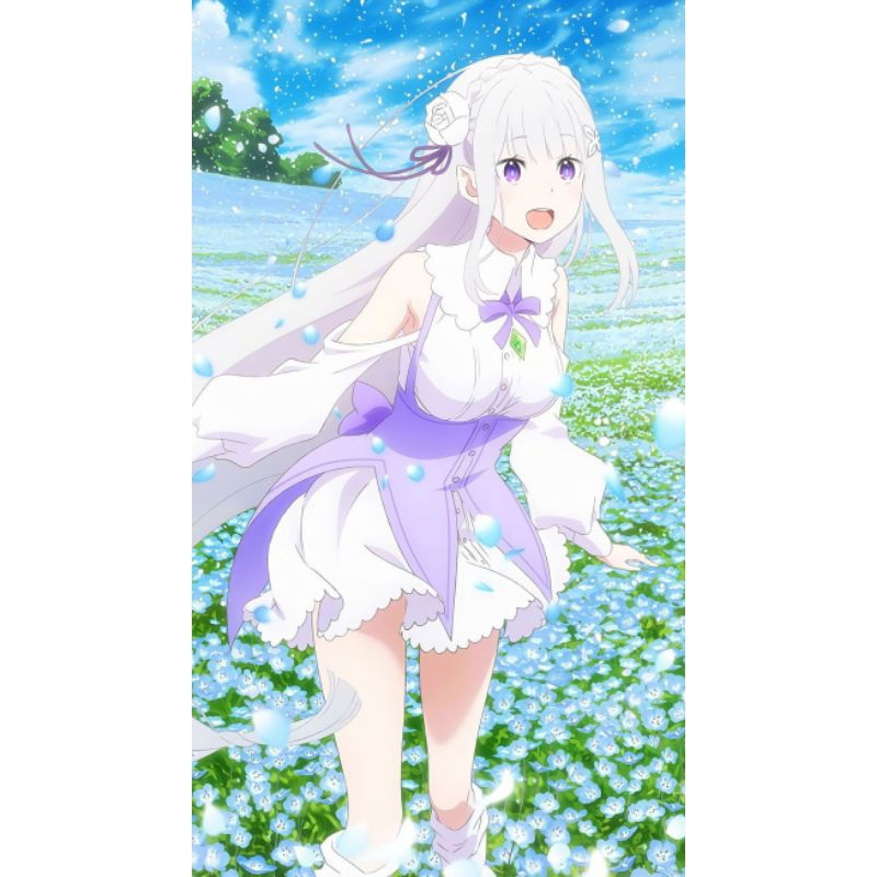 Jual [ YUKA SHOPPU ] kostum cosplay emilia re zero | Shopee Indonesia