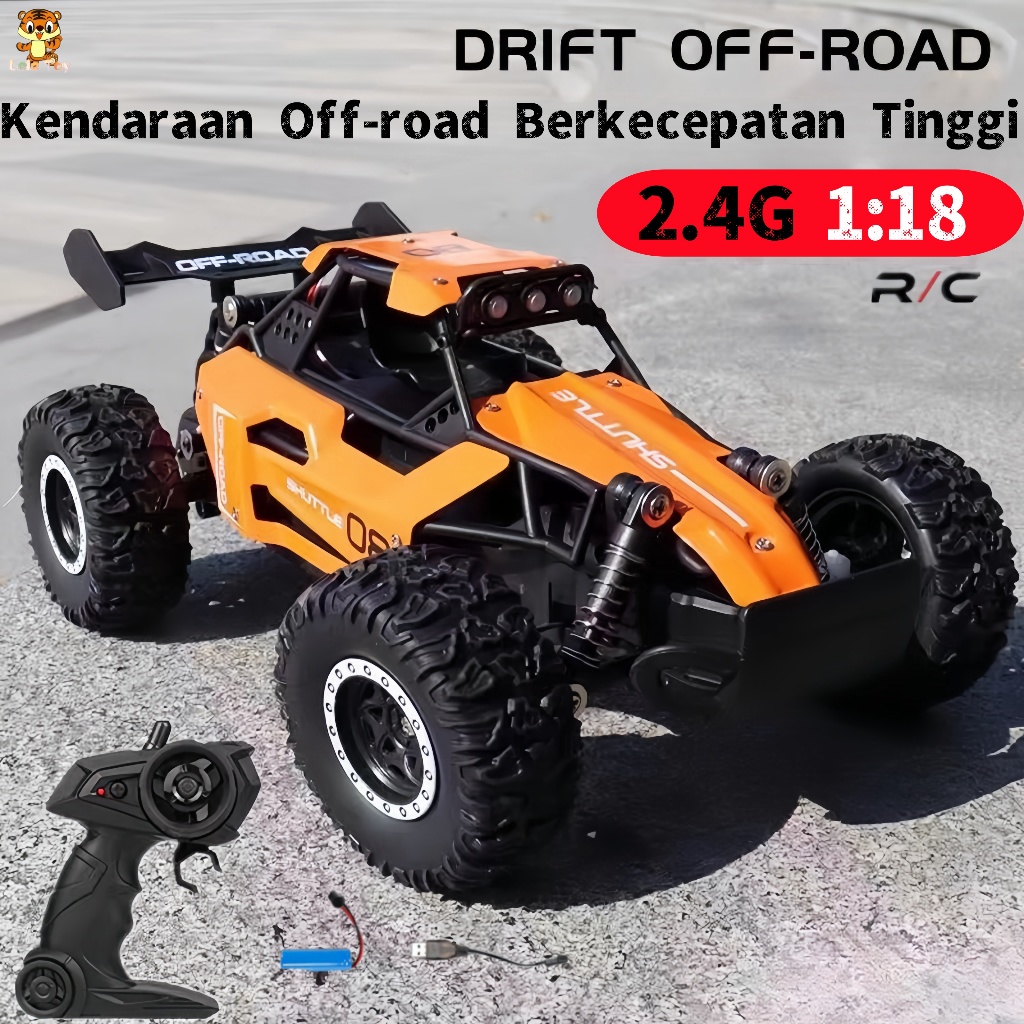 Jual Lele Toys 1:18 2.4ghz 2/4WD Mainan Remote Control Mobil Kecepatan ...