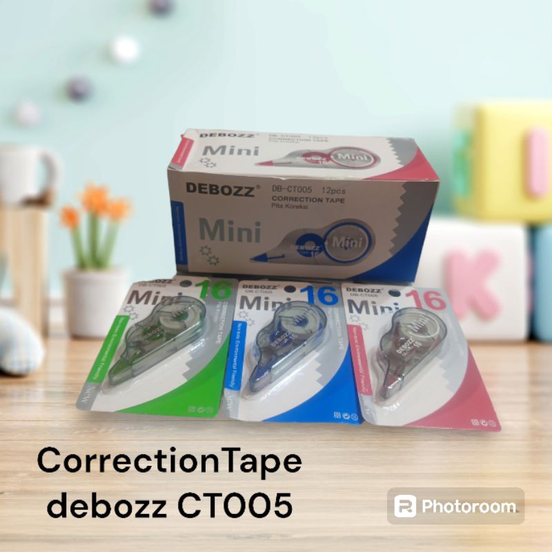Jual Correction Tape/Sticker tarik Debozz Ct 005 (1 lusin) | Shopee ...
