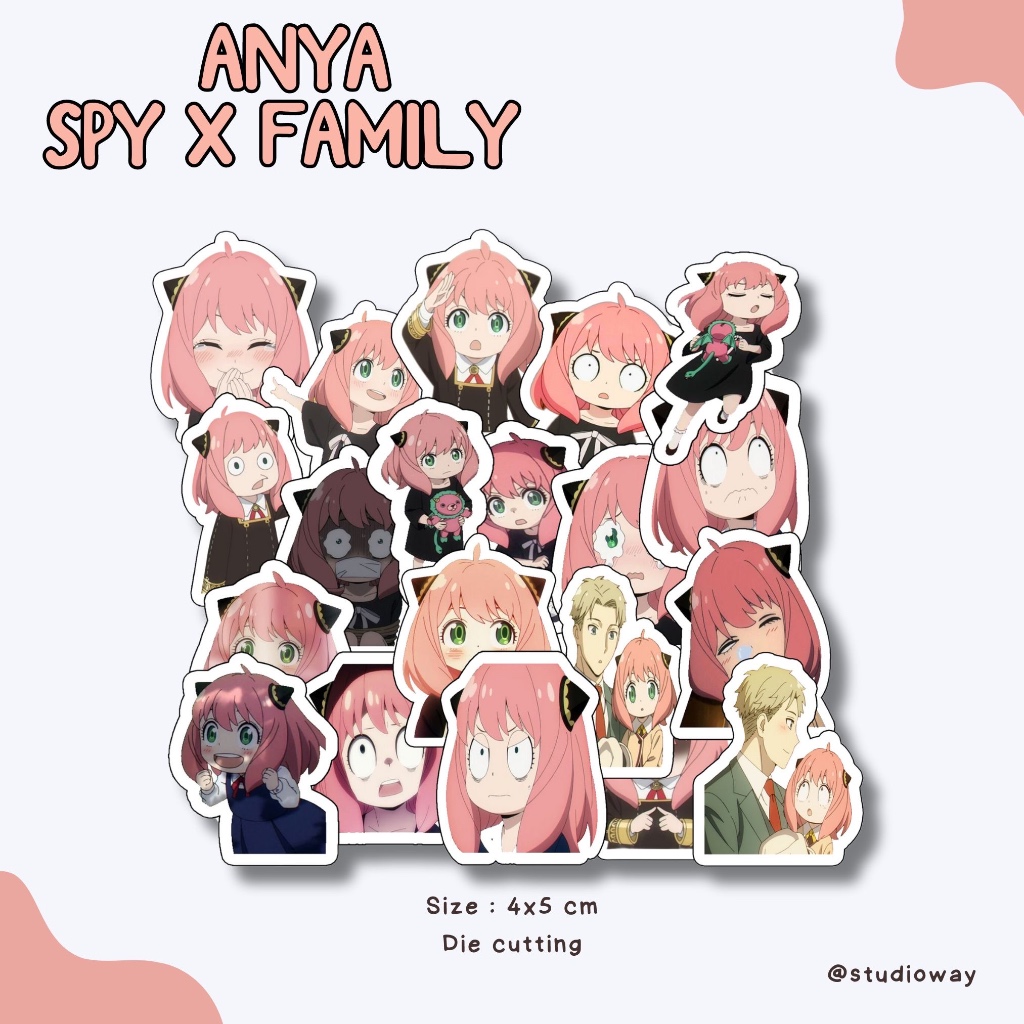 Jual STICKER ANIME ANYA FORGER SPY X FAMILY | Shopee Indonesia