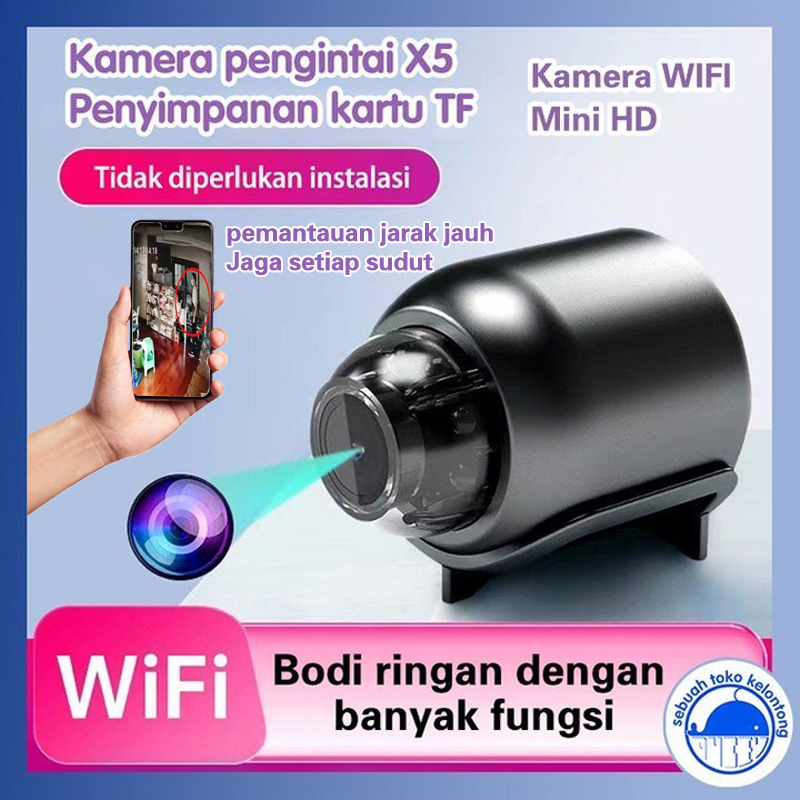 Jual Kamera Pengawas Nirkabel Mini Pengawas Rumah Wifi Terhubung ke ...