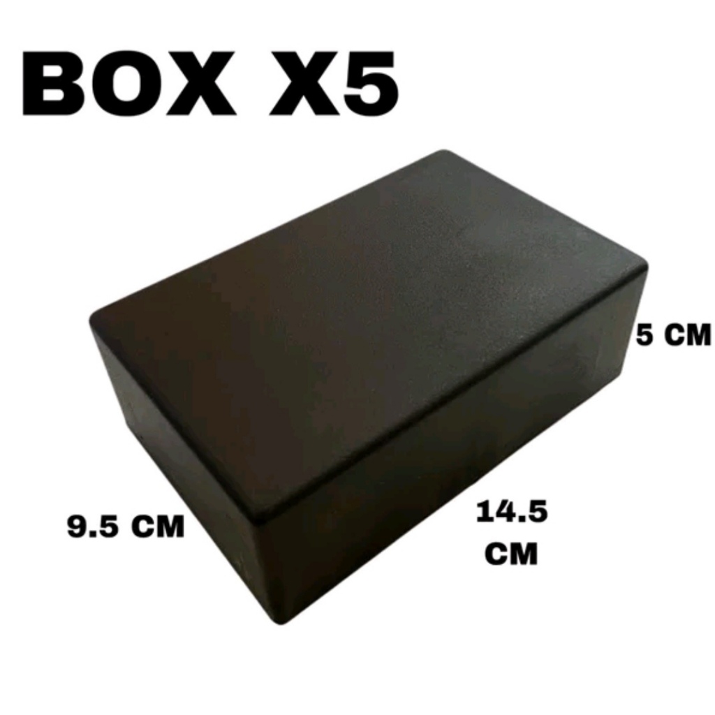Jual Box kotak plastik hitam X5 BOX KX-5 15X9.5X5.2 CM | Shopee Indonesia