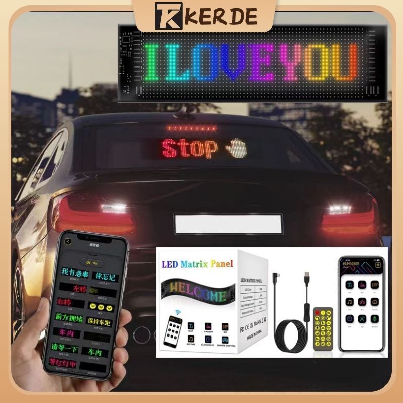 Jual LED Strip Mobil Moving Tampilan Layar Lampu Fleksibel Kendali ...