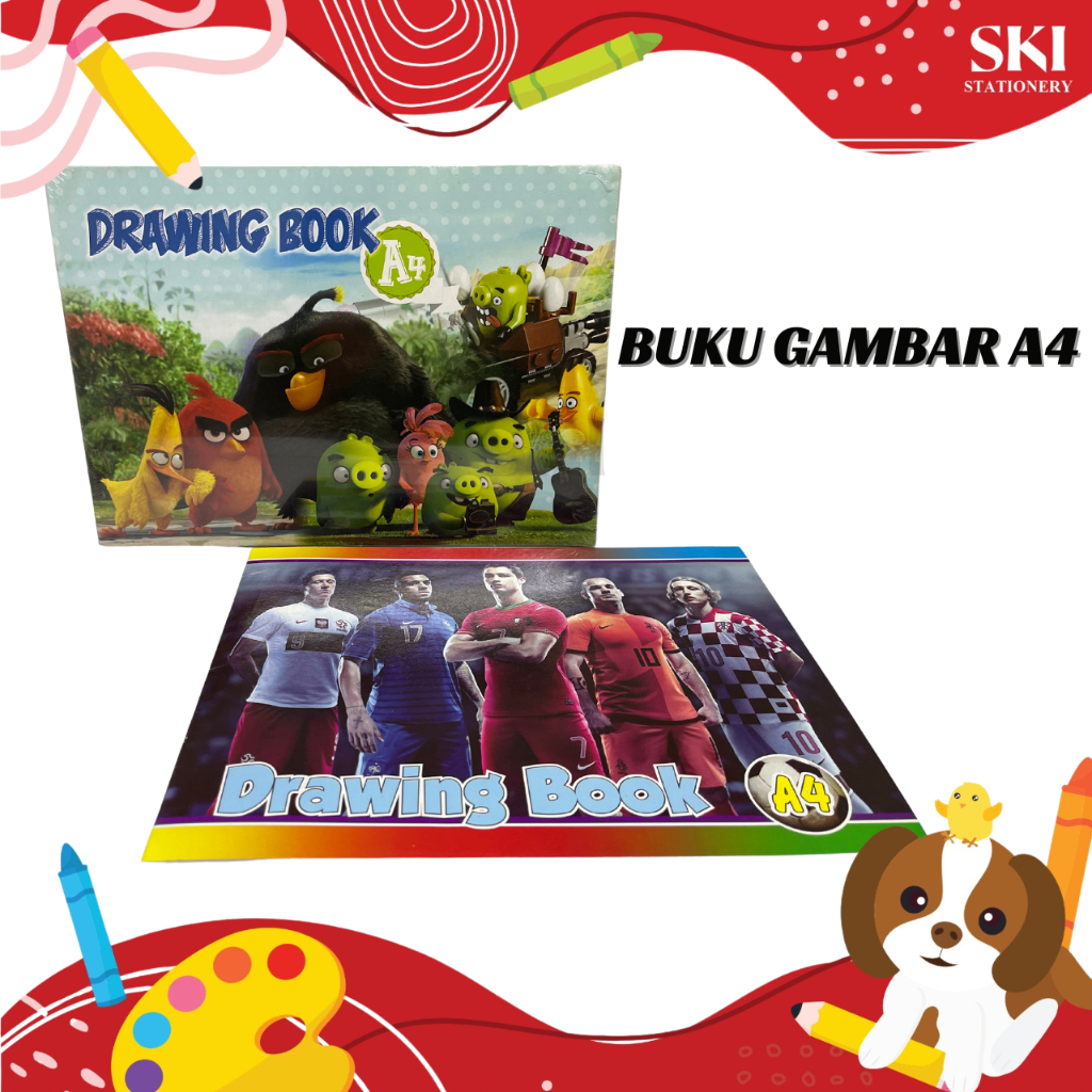 Jual Buku Gambar A4 Murah / Buku Melukis / Drawing Book | Shopee Indonesia