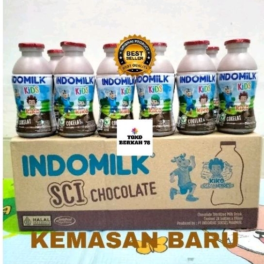 Jual INDOMILK BOTOL 190 ML COKELAT ( KARTON ) | Shopee Indonesia