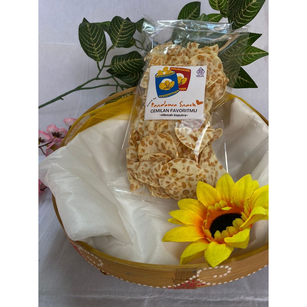 Jual Cemilan Keripik Tempe Oven / Snack Kripik Tempe Spesial 250 Gram ...