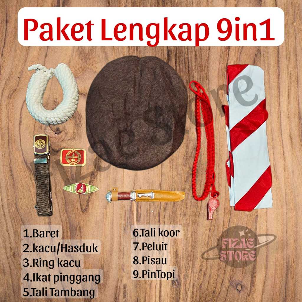 Jual PAKET HEMAT PERLENGKAPAN ATRIBUT PRAMUKA LAKI LAKI DAN PEREMPUAN ...