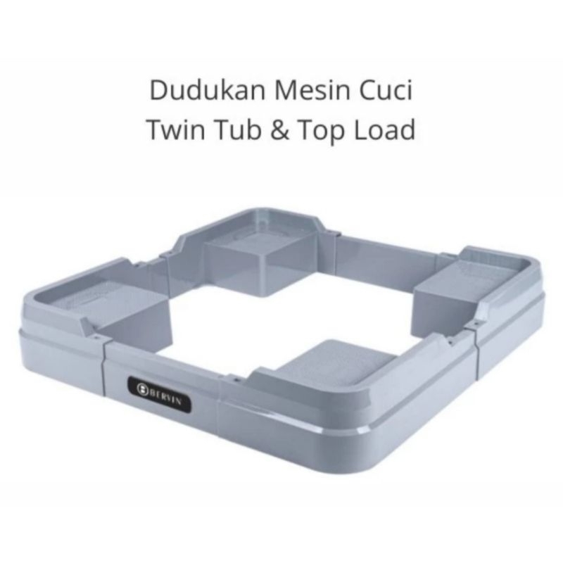 Jual BERVIN BWSA-120 Dudukan Mesin Cuci Twin Tub 2 tbg / Tatakan Top ...