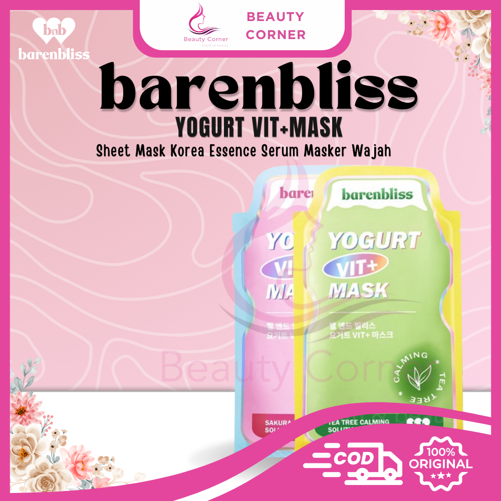 Jual BNB Barenbliss Yogurt Vit+Mask - Sheet Mask Korea Essence Serum ...