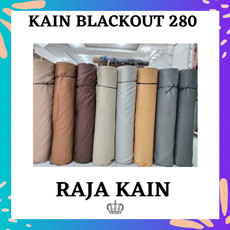 Jual KAIN BLACKOUT IMPORT / KAIN GORDEN EMBOSS/ KAIN POLOSAN / KAIN ...