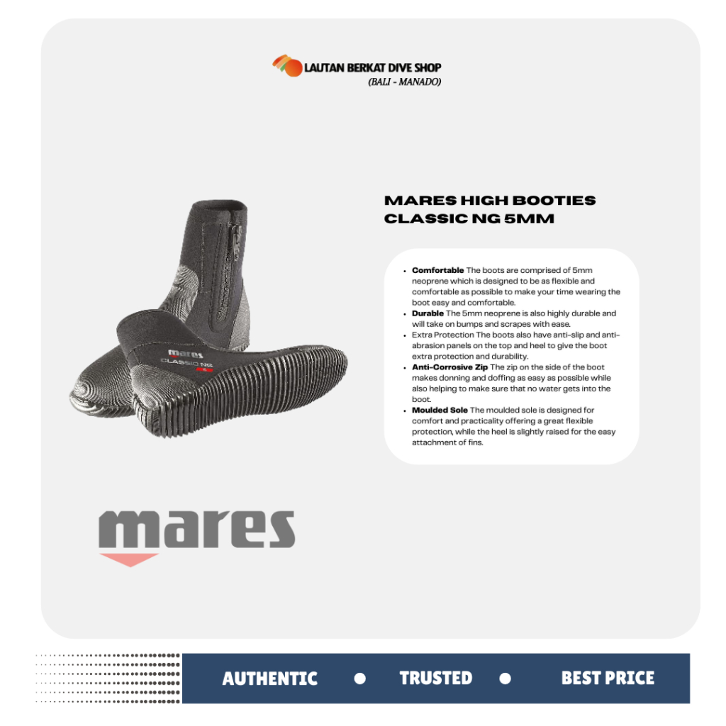 Jual Booties Mares CLASSIC NG 5MM | Shopee Indonesia
