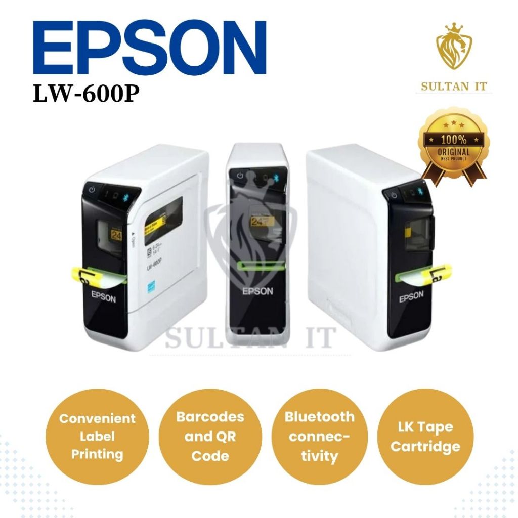 Jual Epson LabelWorks LW-600P Bluetooth PC-Connectable Label Printer ...