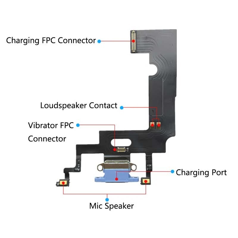 Jual PAPAN CAS IPH XR FLEXIBLE CON TC KONEKTOR CHARGER IP XR | Shopee ...