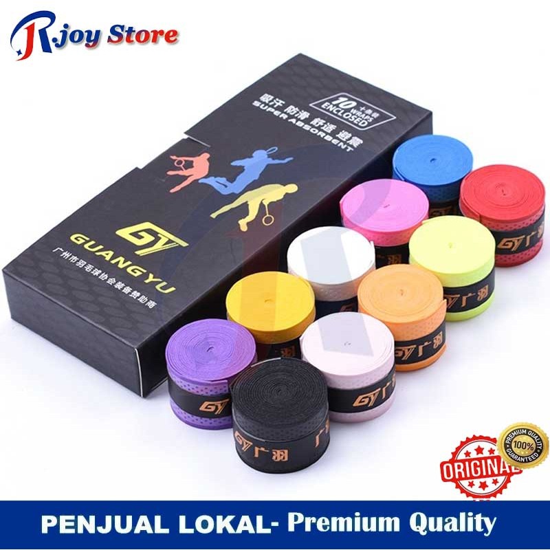 Jual 10 pcs Grip Raket Badminton hand Grip Karet Bulu tangkis handgrip ...
