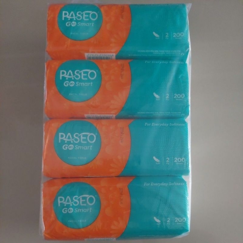 Jual Paseo Go Smart Tisu Paket Isi 4x200sheets Tisu Murah Promo ...
