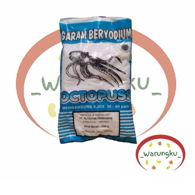 Jual Garam OCTOPUS 250gr Garem Beryodium Halus | Shopee Indonesia