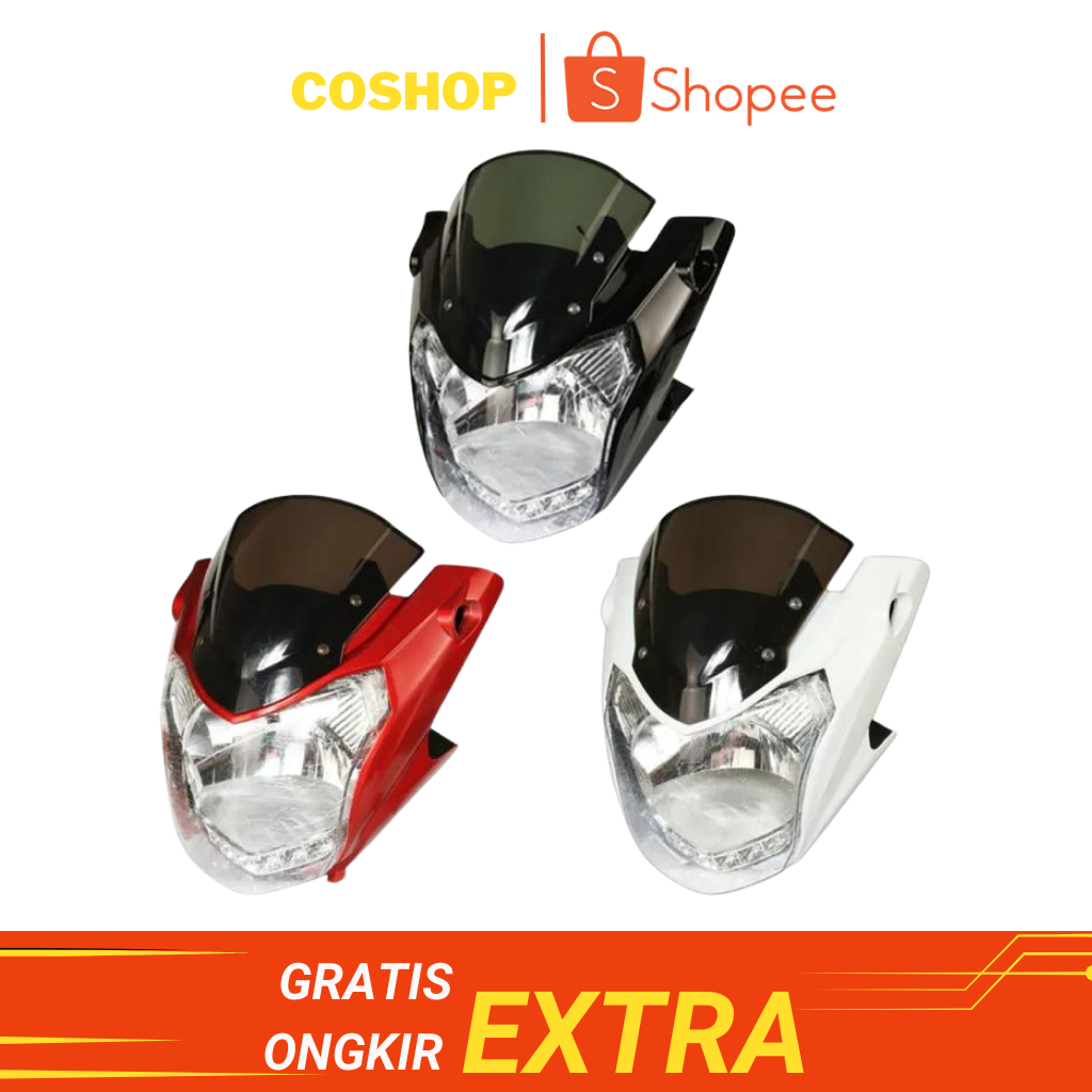 Jual Headlamp kepala batok vixion NVL 2012 2013 2014 Lampu depan Fullset lengkap pnp 2016 2017 ...