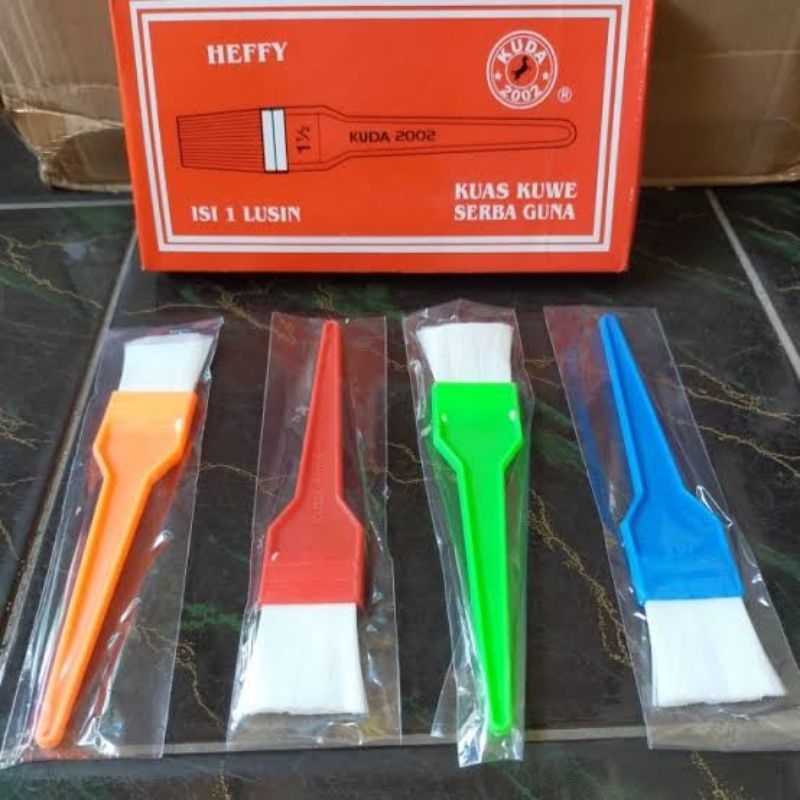 Jual Kuas Kue Nylon Gagang Kayu Dan Plastik Merk Kuda 1lusin Makanan ...