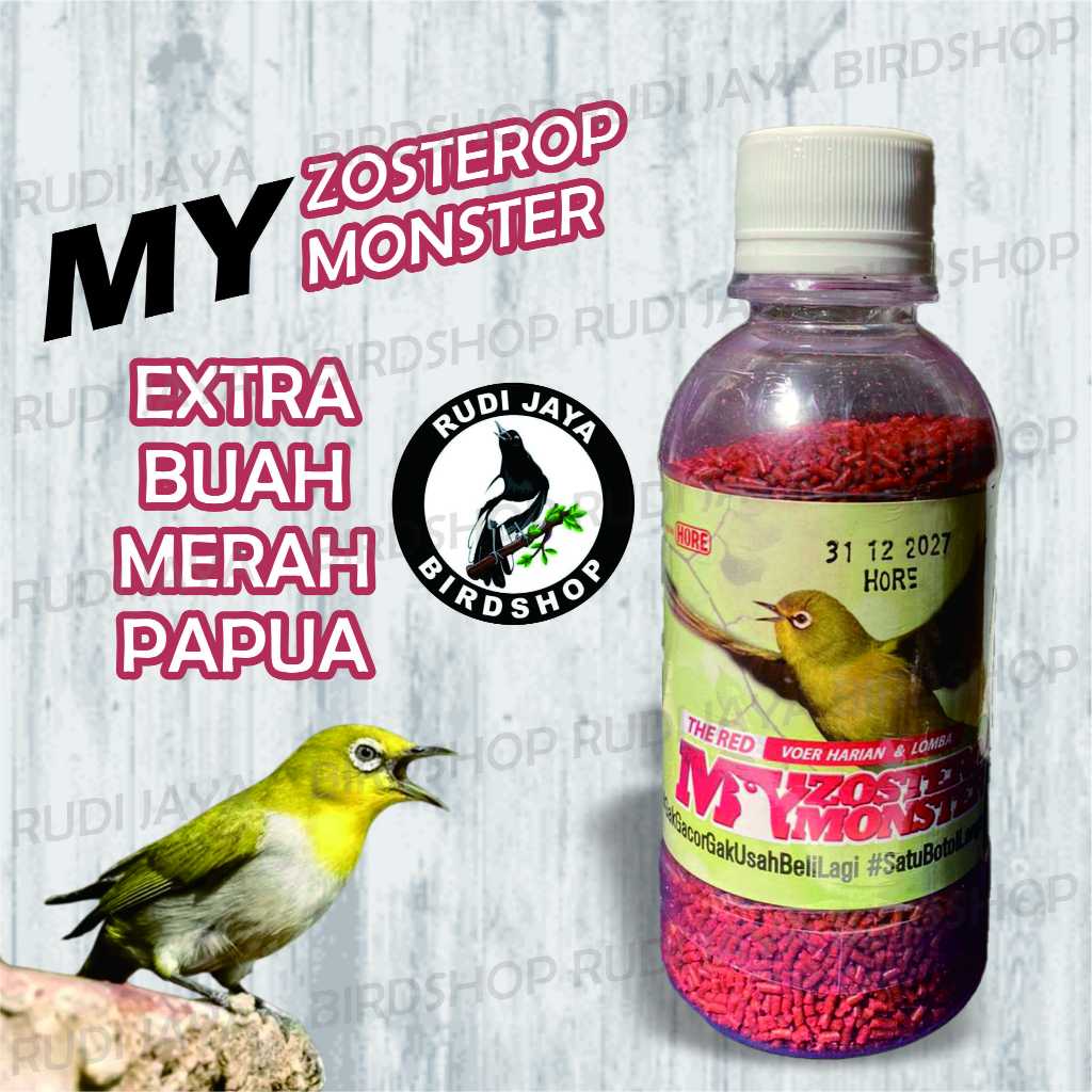 Jual VOER ZOMO RED HORE PUR MERAH PAKAN MAKANAN BURUNG PLECI TLEDEKAN ...