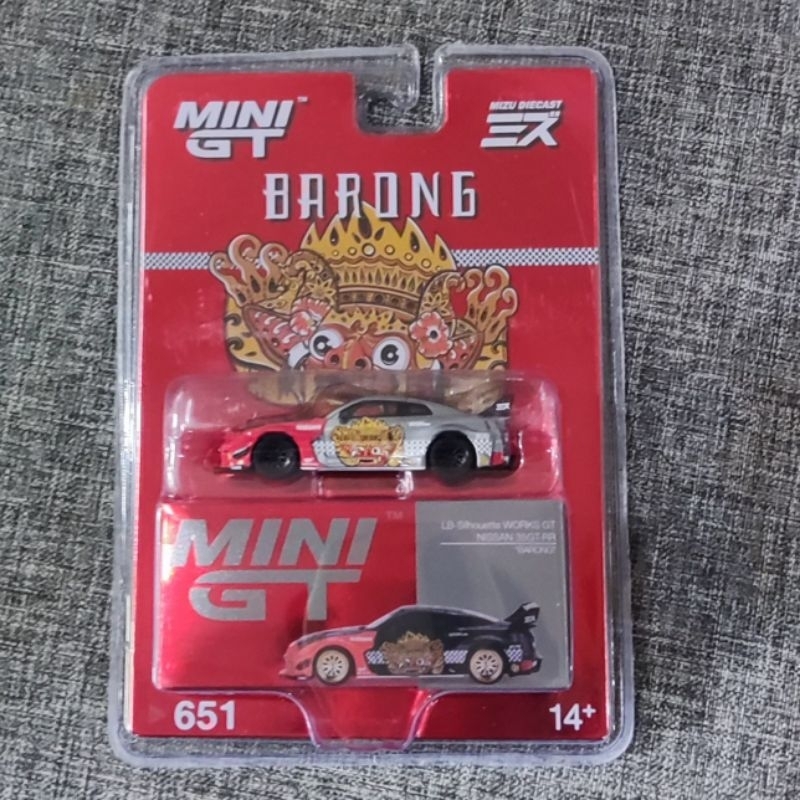 Jual Mini GT X Mizu 651 LBWK Nissan R35 Barong CHASE CAR | Shopee Indonesia