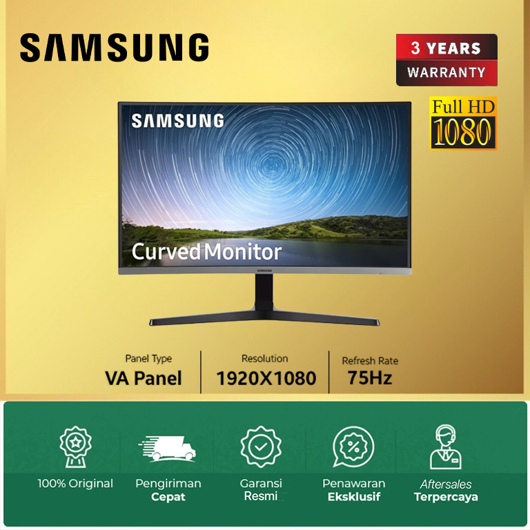 Jual Monitor Samsung LED C32R500 / LC32R500 - Curved Full HD 32" Inch ...