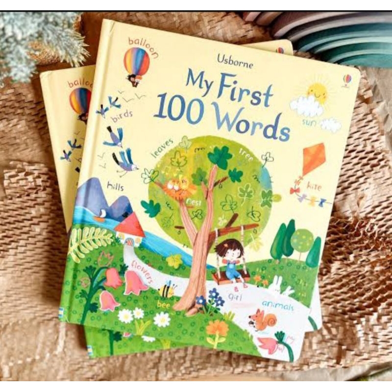 Jual Usborne my first 100 words vocabulary English kindergarten ...