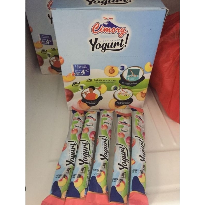 Jual CIMORY YOGURT STICK PEACH BOX (40gr x 25Pcs) | Shopee Indonesia