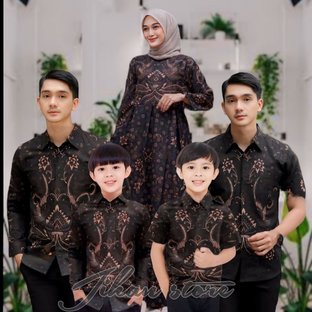 Jual BATIK COUPLE KELUARGA MOTIF SENTANI || BATIK COUPLE SEWETT SUAMI ...