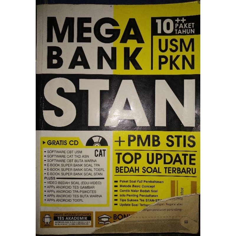Jual Mega Bank USM PKN STAN+PMB STIS (Bekas, Ori) | Shopee Indonesia
