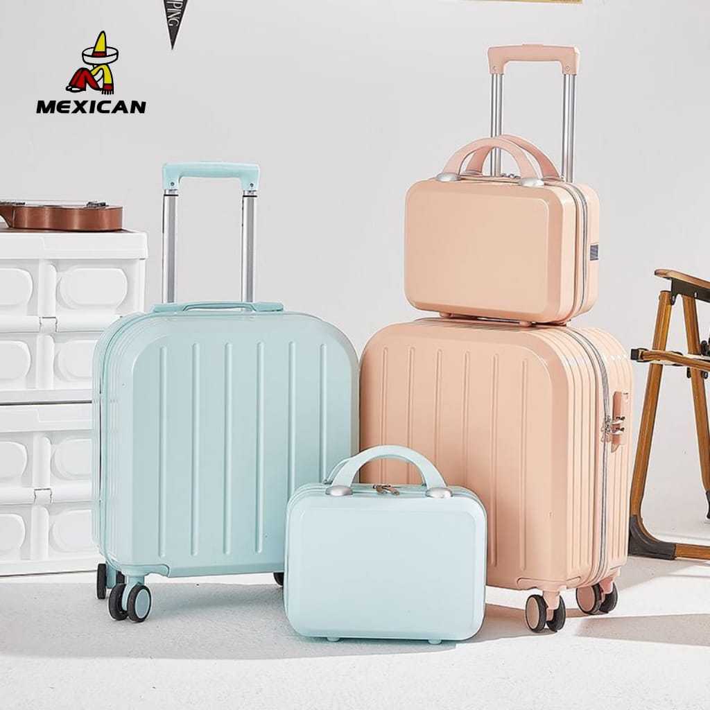 Jual MEXICAN A315 New Koper Cabin Mini 18 Inchi dengan Roda Berputar ...