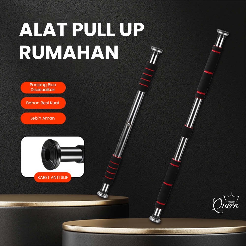 Jual QG Pull up bar dinding pintu door chinning alat untuk fitness 60 ...