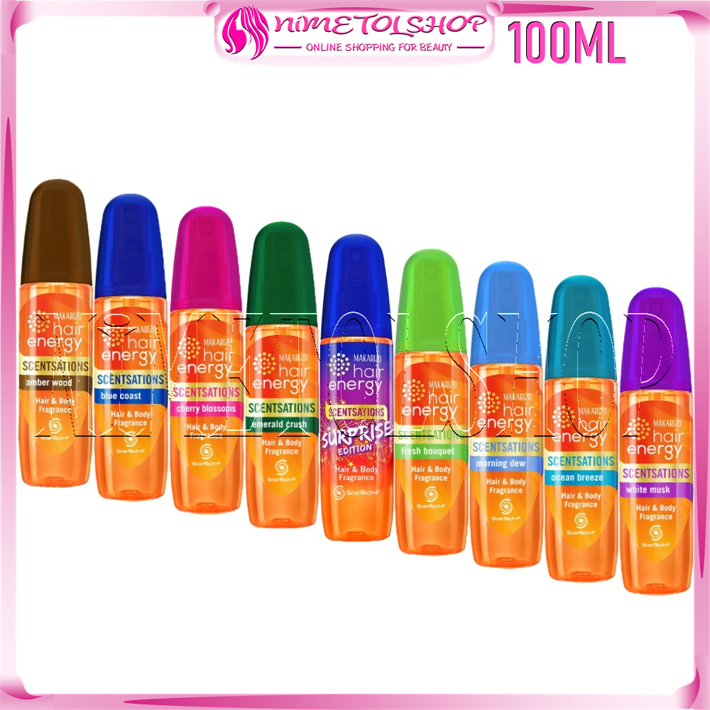Jual MAKARIZO Hair Energy Scentsations 100ml 60ml 30ml Fragrance Parfum ...