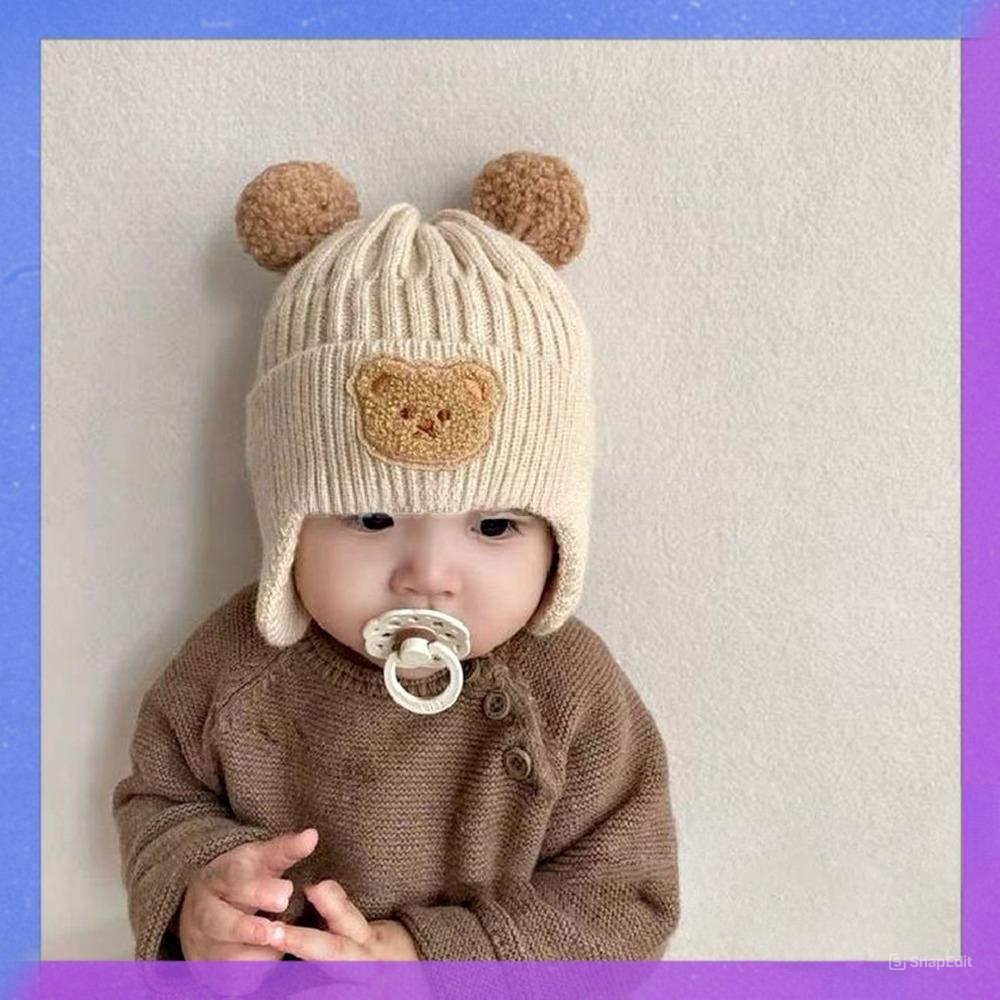 Jual Topi Kupluk Anak Dan Bayi Laki Laki Perempuan Model Beruang Umur 0 ...