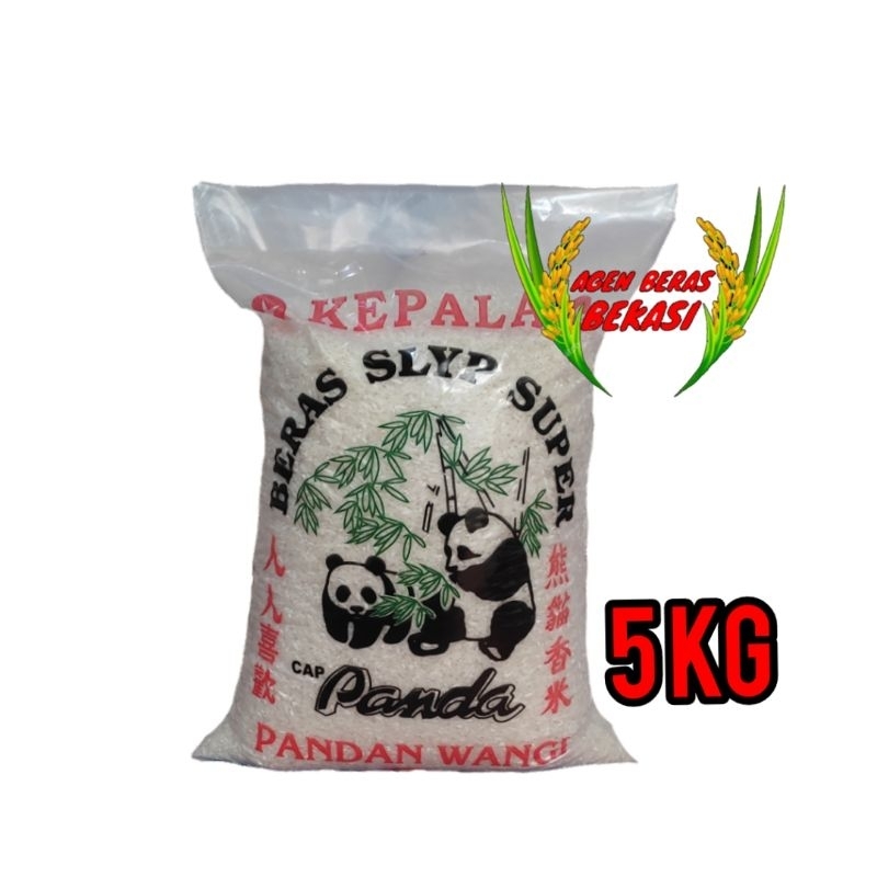 Jual BERAS PANDAN WANGI CAP PANDA 5KG | Shopee Indonesia