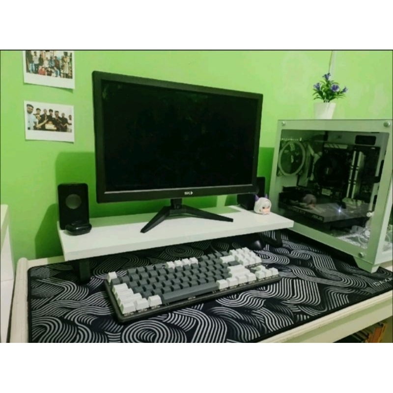 Jual Stand monitor /Meja monitor P100cm L20cm T10 cm | Shopee Indonesia