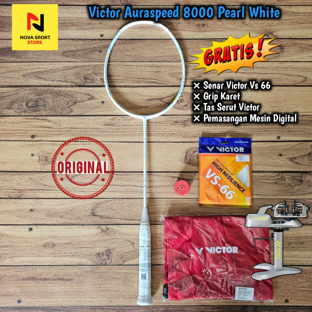Jual Raket Badminton Victor Auraspeed 8000 | Shopee Indonesia