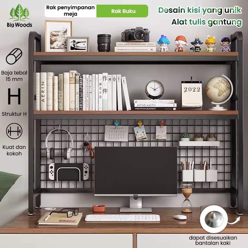 Jual Rak Buku/Rak Desktop Storage/Rak Meja Stationery/Rak Organizer ...