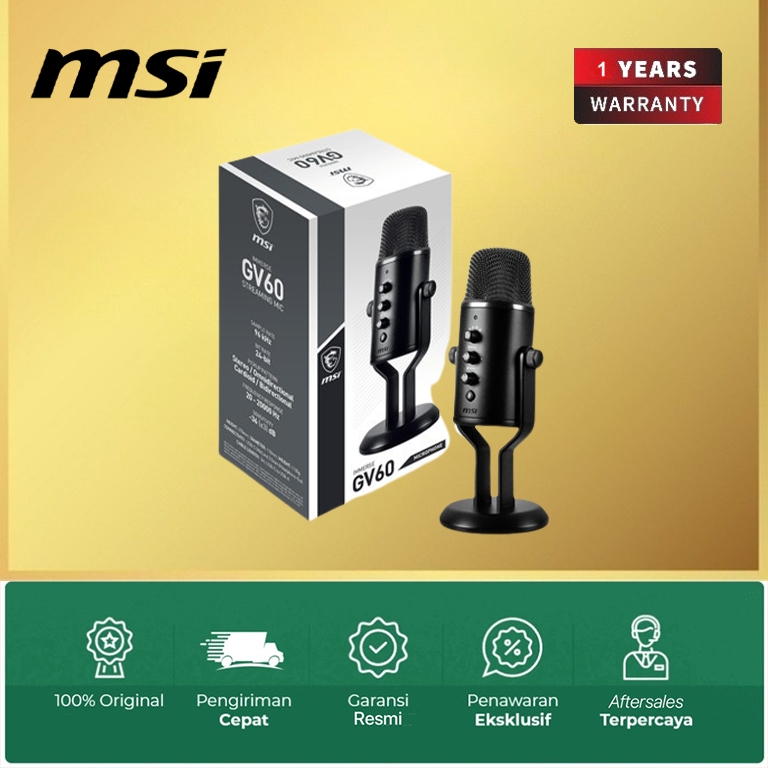 Jual MSI IMMERSE GV60 Streaming Microfon | Shopee Indonesia