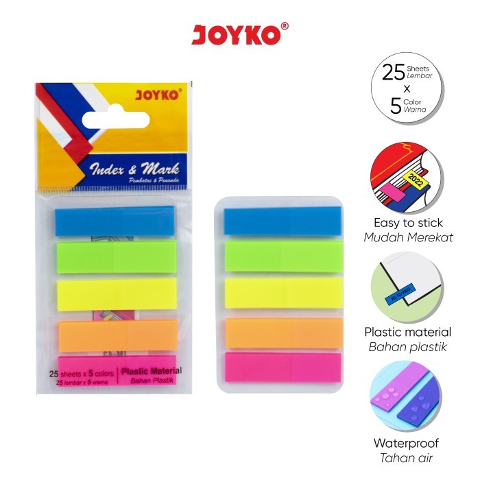 Jual Sticky Note/Penanda Catatan Joyko IM-43 Plastik | Shopee Indonesia