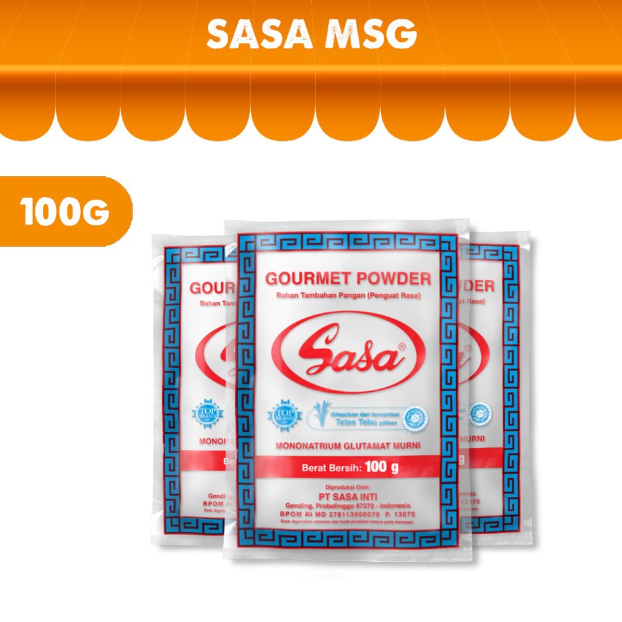 Jual SASA MSG 100gr - 3pcs | Shopee Indonesia