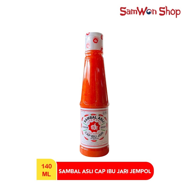 Jual SAMBAL ASLI CAP IBU JARI JEMPOL ORIGINAL 140ml - SAUS SAMBEL ...