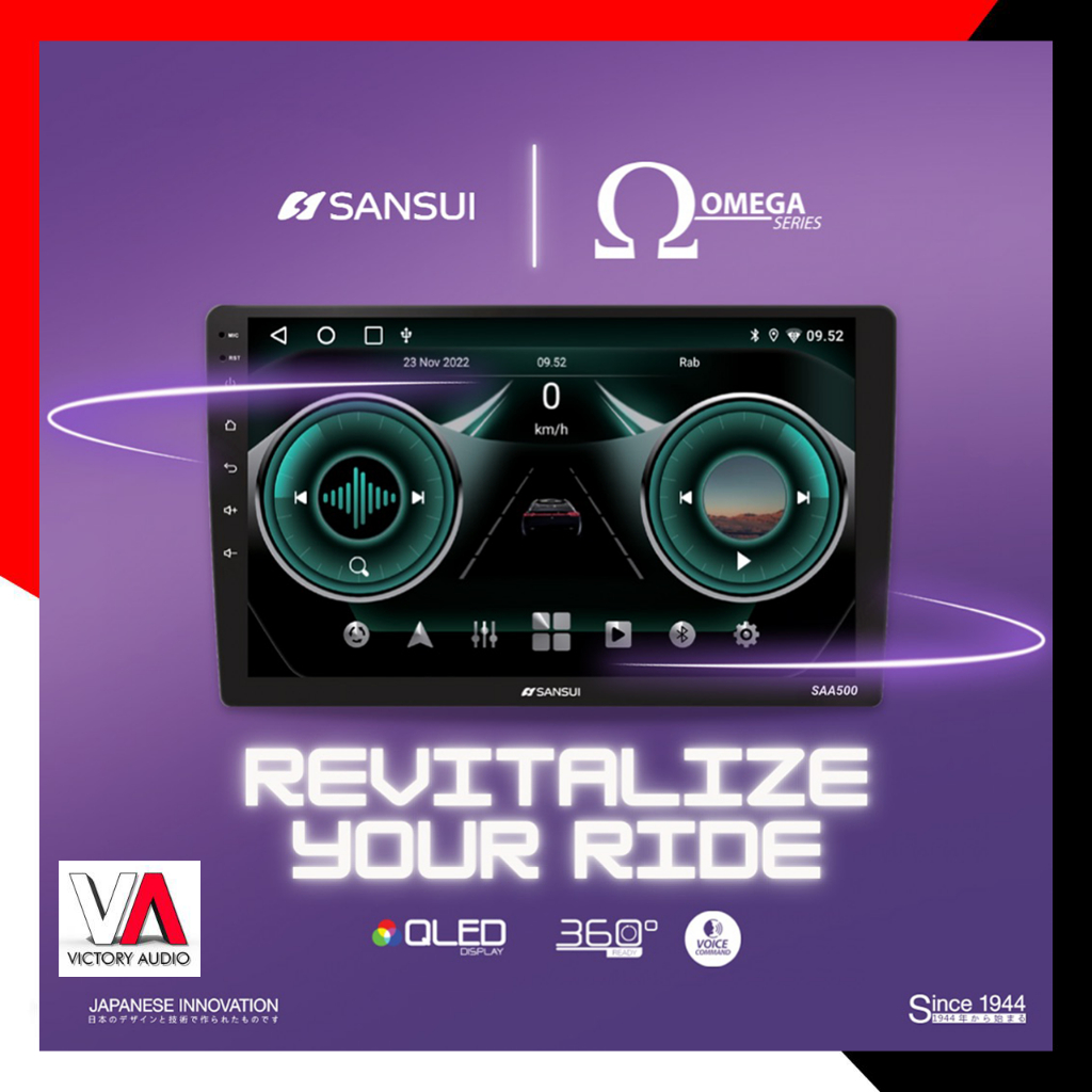 Jual Head Unit Mobil Android SANSUI SAA500 OMEGA SERIES RAM 6GB ROM ...