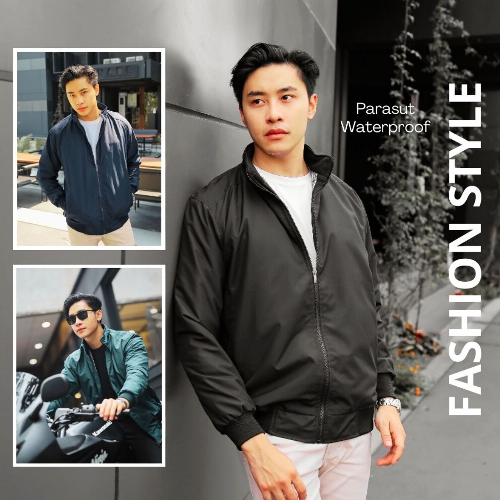 Jual Rikho X Delibra Jaket Motor Mayer Parasut Jaket Motor Outdoor Pria/Wanita Tebal Waterproof ...