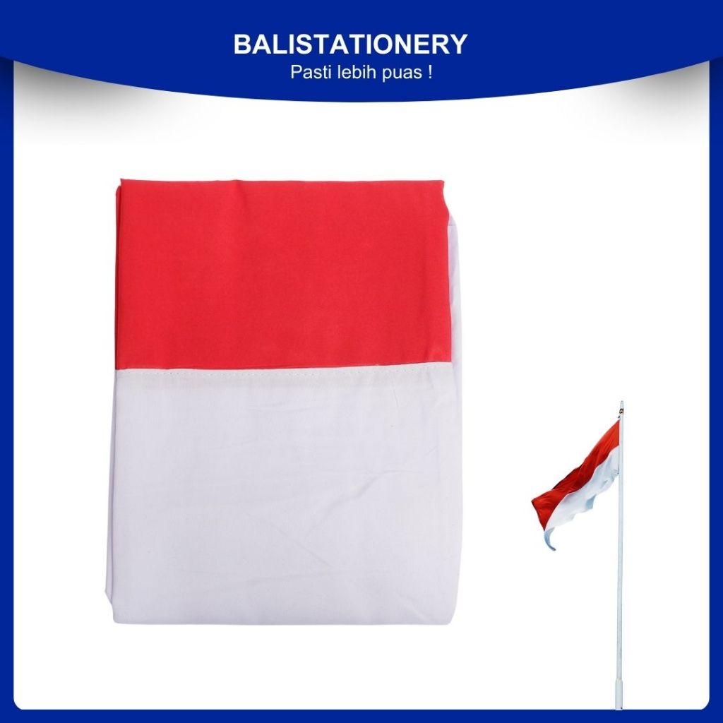 Jual Bendera Kain Merah Putih Kain halus ukuran Besar | Shopee Indonesia